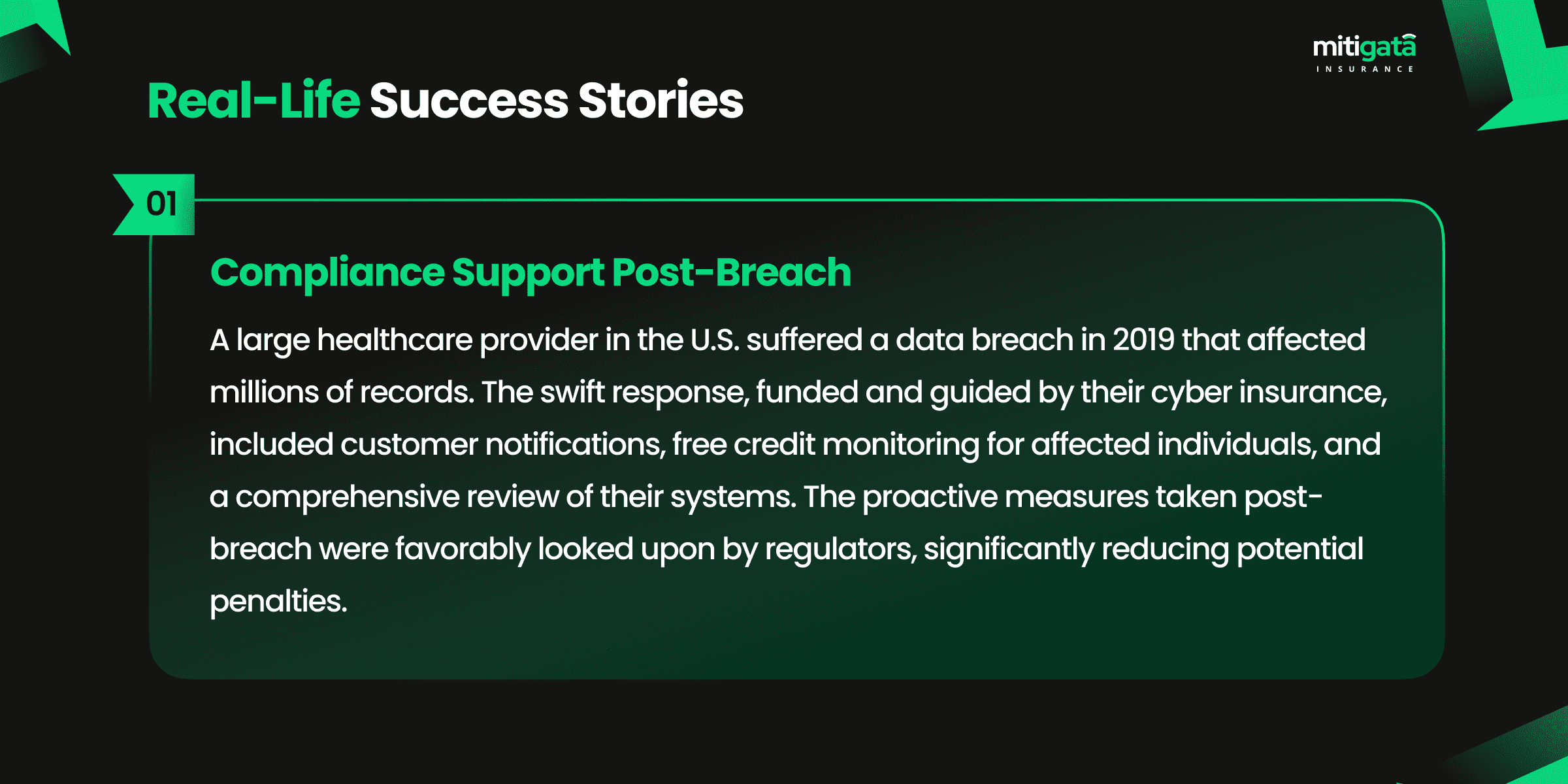 Cyber Insurance and Regulatory Compliance Support - Mitigata Blogs